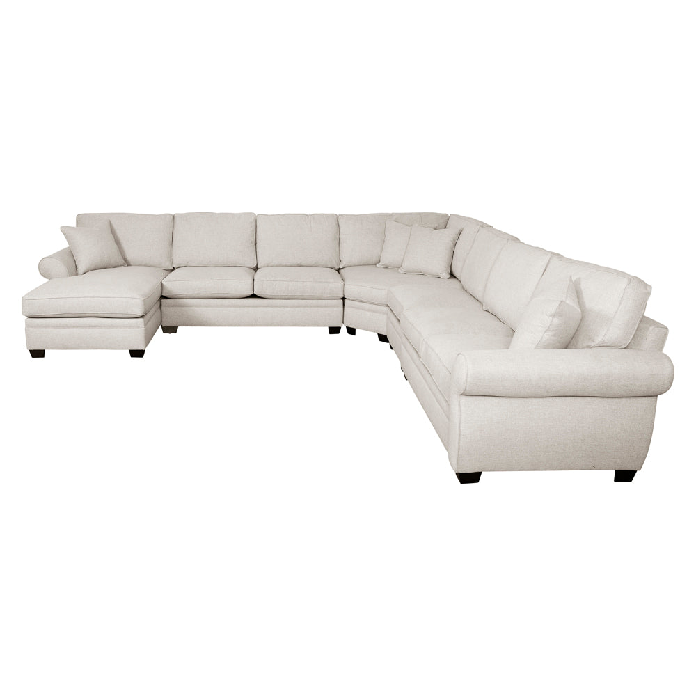 Pierce 6 Seater Sectional Sofa with LHF Chaise | 1825 Interiors