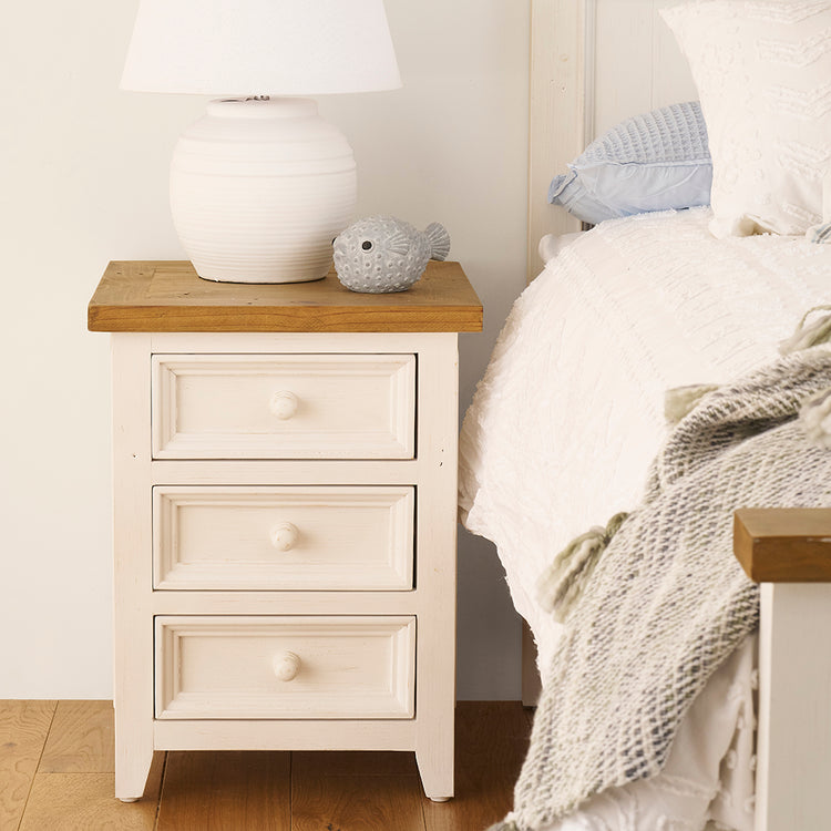 Byron - Set of 2 Bedside Table With 3 Drawers - 1825 Interiors