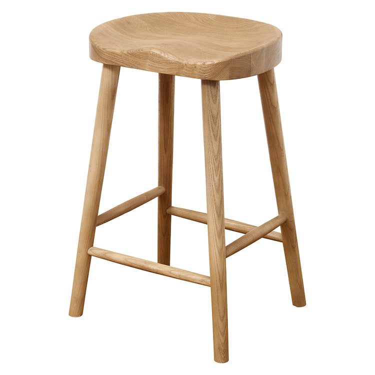 New Cuba Natural Timber Stool | 1825 Interiors