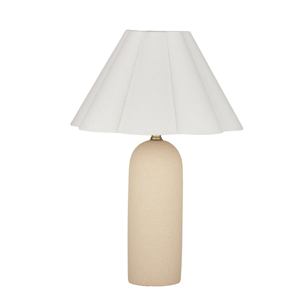 Florence Ceramic Lamp Natural/Ivory