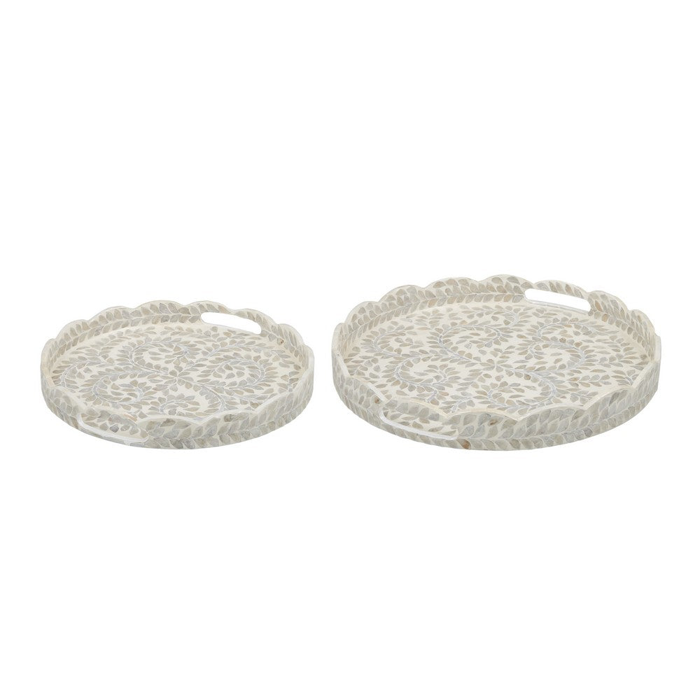 Gigi Inlay Trays Natural - Set of 2