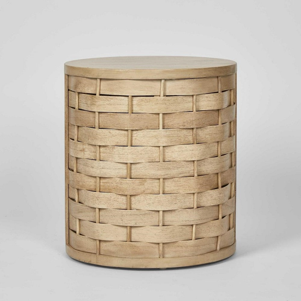 Weave Side Table Natural