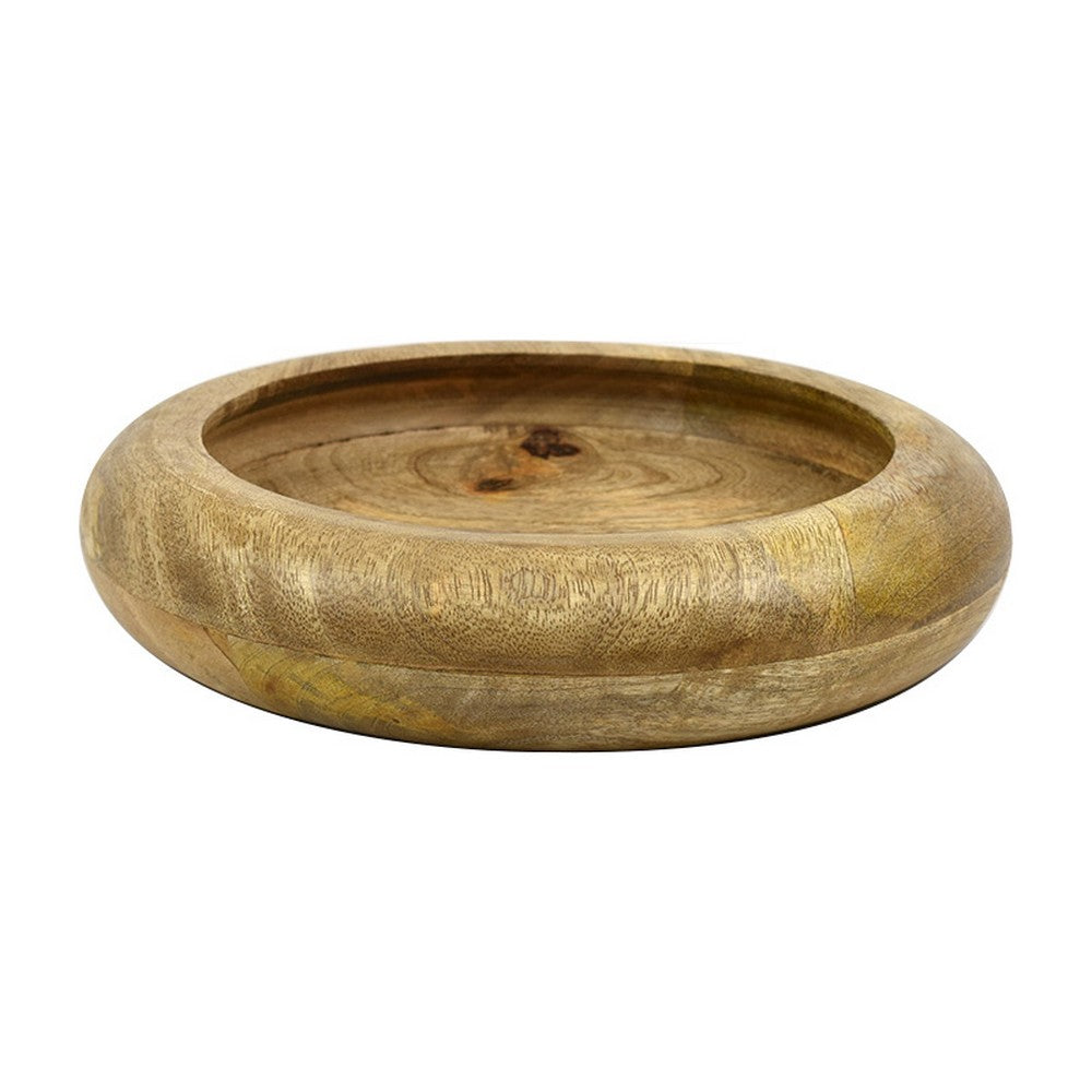 Arjun Natural Round Wooden Bowl | Afterpay | Zip Pay