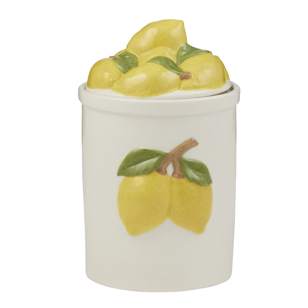 Limone Ceramic Canister Yellow