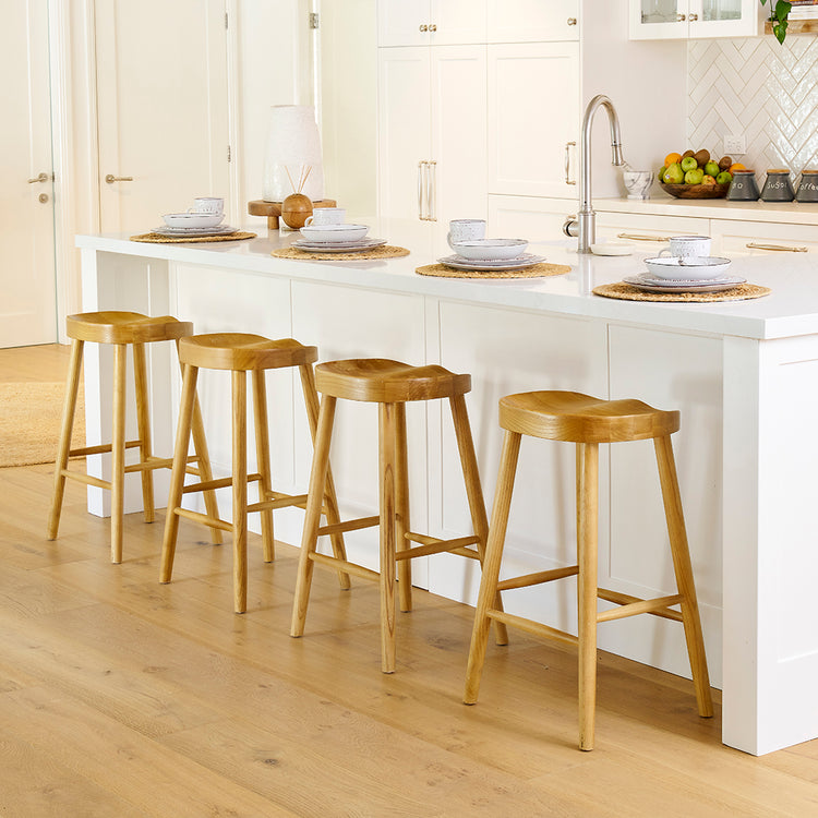 New Cuba Natural Timber Stool | 1825 Interiors