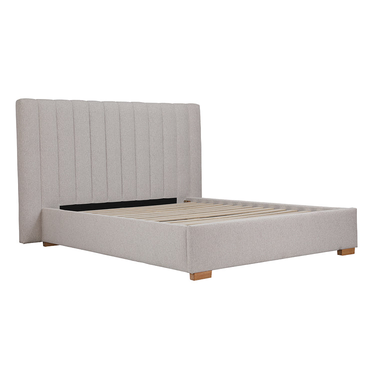 Waterfall Upholstered King Bed Frame | 1825 Interiors