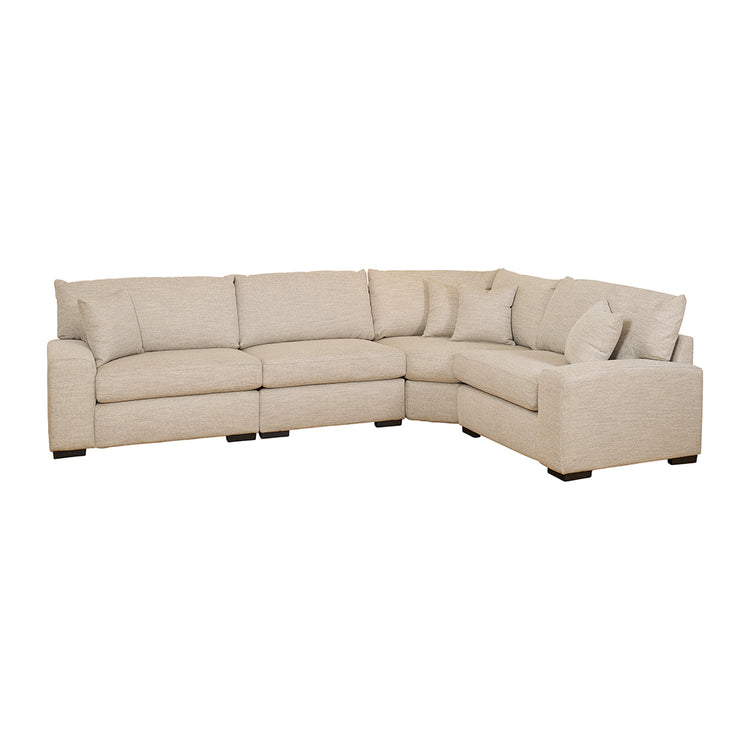 Clayton Beige Sectional Sofa (ABCD) | 1825 Interiors