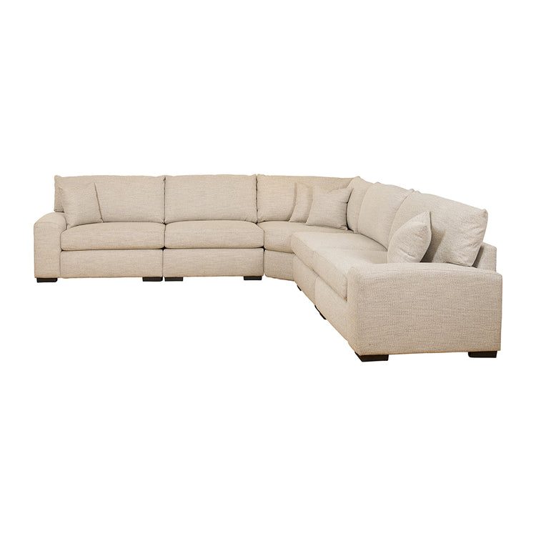 Clayton Beige Sectional Sofa (ABCDD) | 1825 Interiors