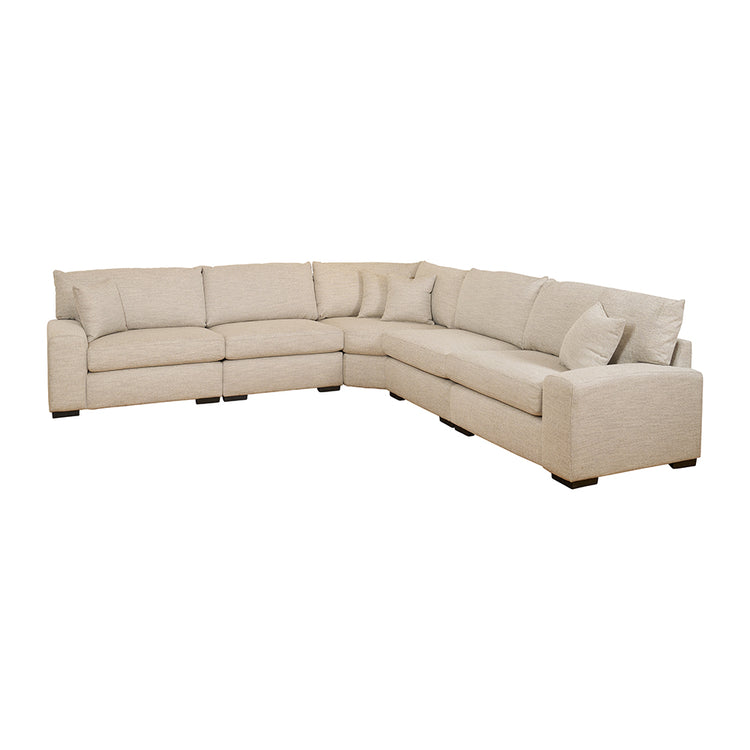 Clayton Beige Sectional Sofa (ABCDD) | 1825 Interiors