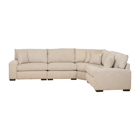 Clayton Beige Sectional Sofa (ABCD) | 1825 Interiors