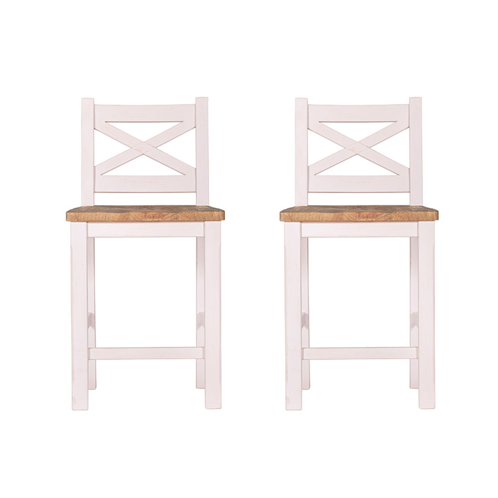 Byron Set of 2 Timber Breakfast Stools | 1825 Interiors
