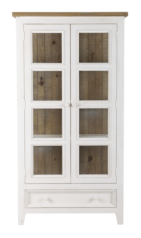 Display Cabinet White Wood Buy Hamptons Arch Glass Display Cabinet