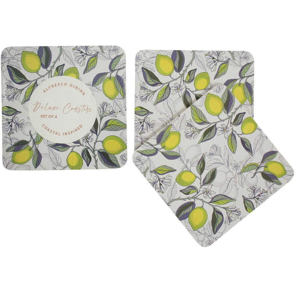 Citrus/Lemons Coaster Set | Afterpay | Zip Pay | 1825 Interiors