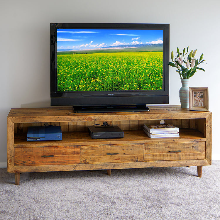 Oslo Large TV Unit With Large Shelf And Drawers | 1825 Interiors